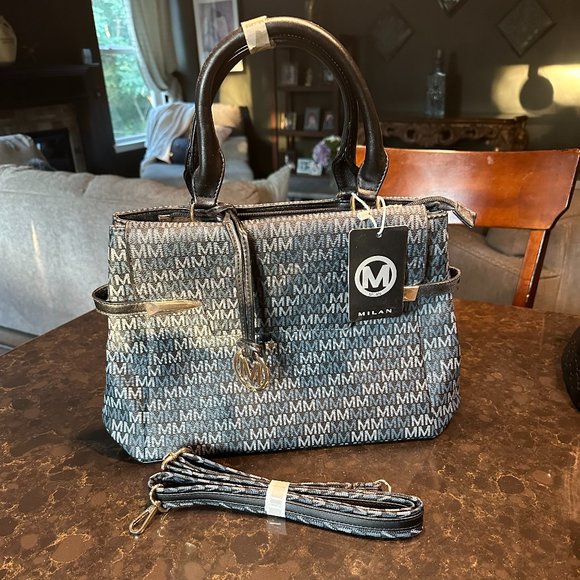 MILAN MIA K COLLECTION | Bags | Milan Vegan Leather Tote Bag Mia K ...